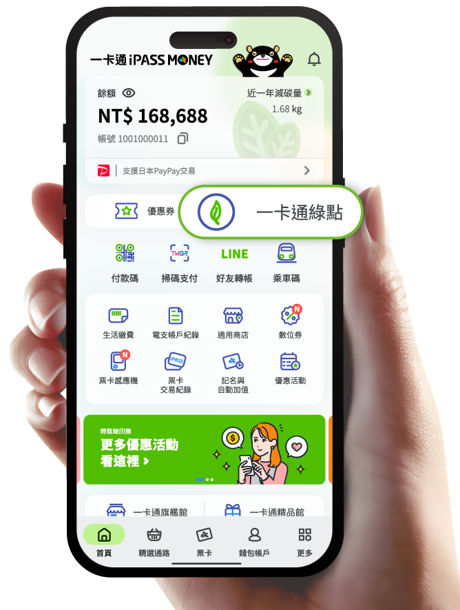 一卡通綠點 - iPASS一卡通